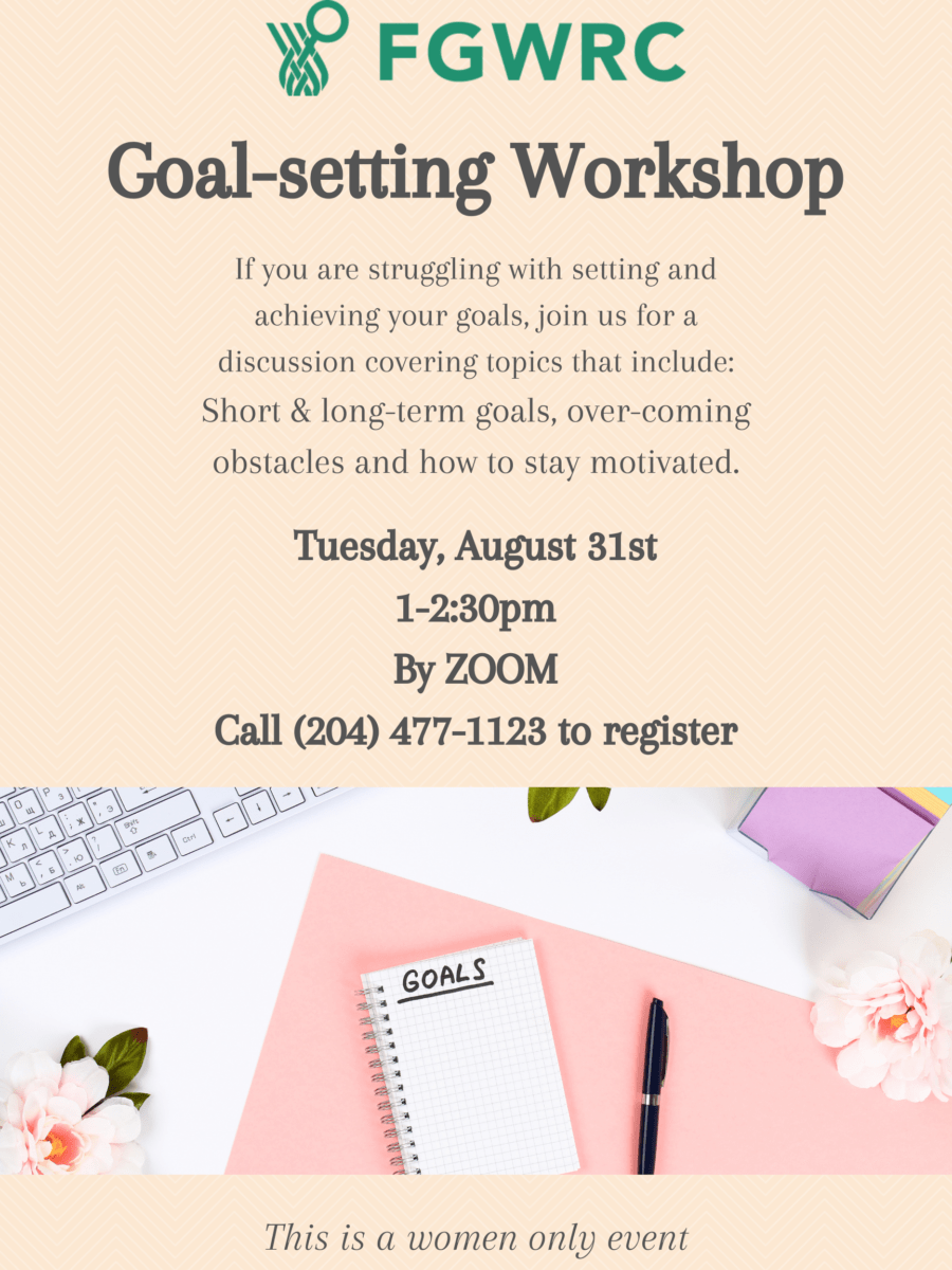 Goal-setting Workshop – Fort Garry Women’s Resource Centre
