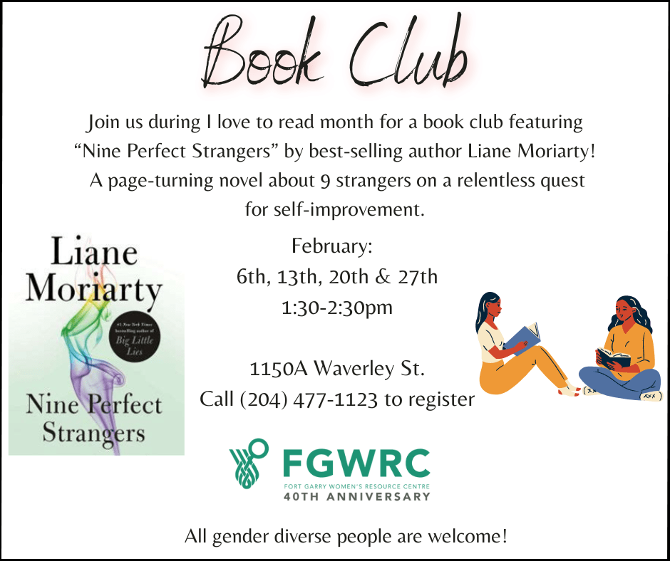 Book Club – Fort Garry Women’s Resource Centre